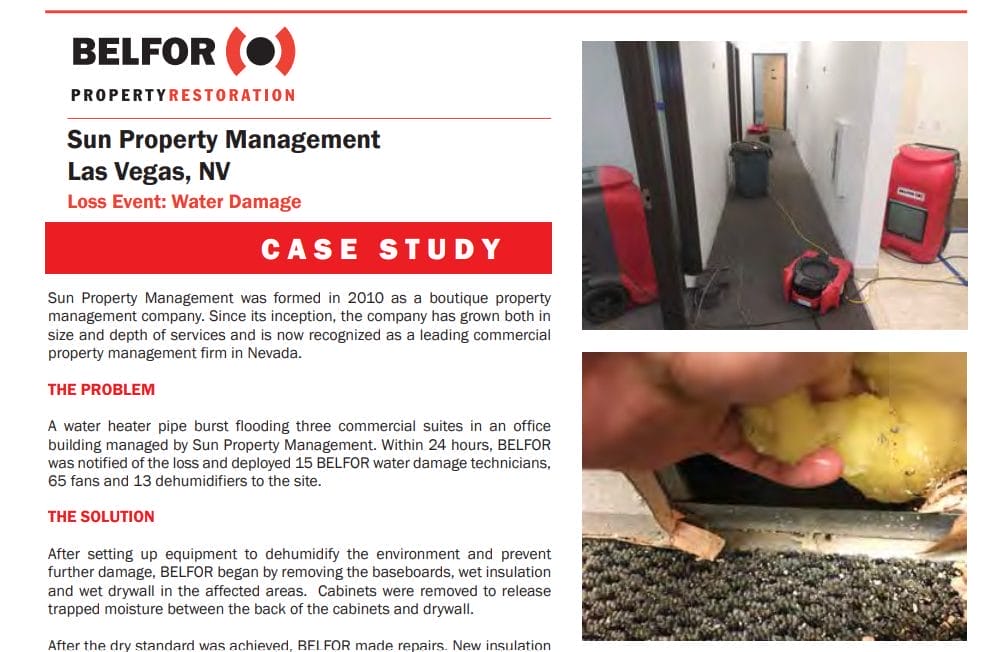 SUN PROPERTY MANAGEMENT - BELFOR Property Restoration - Canada