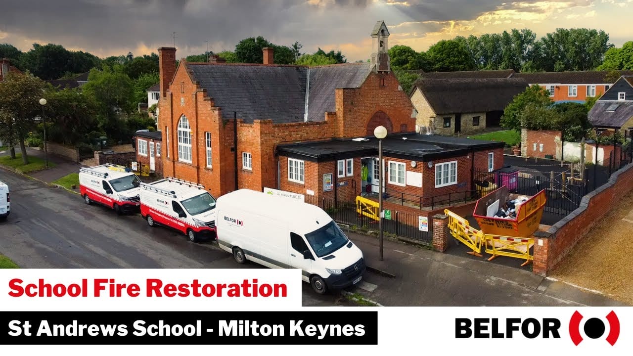 BELFOR UK - School Fire Restoration, St Andrews School - Milton Keynes ...