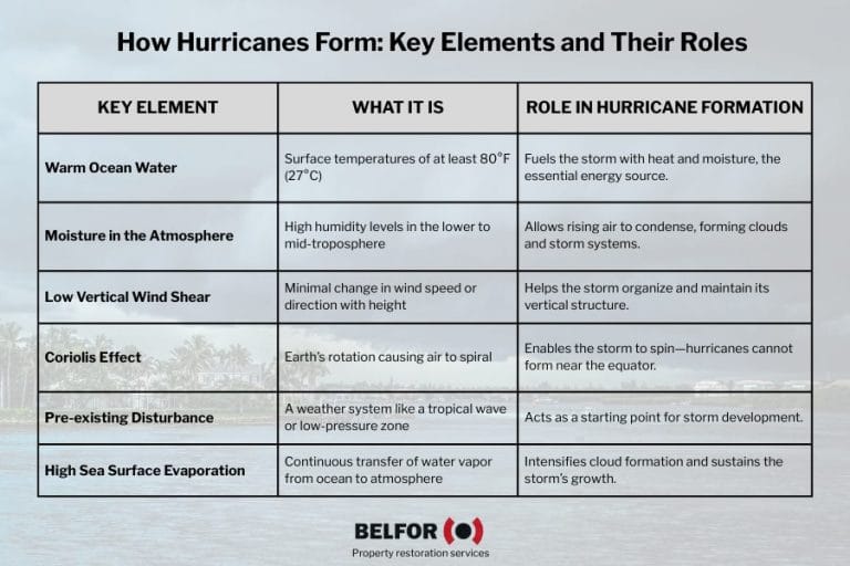How Do Hurricanes Form: From Ocean Heat To Storm Systems - BELFOR ...