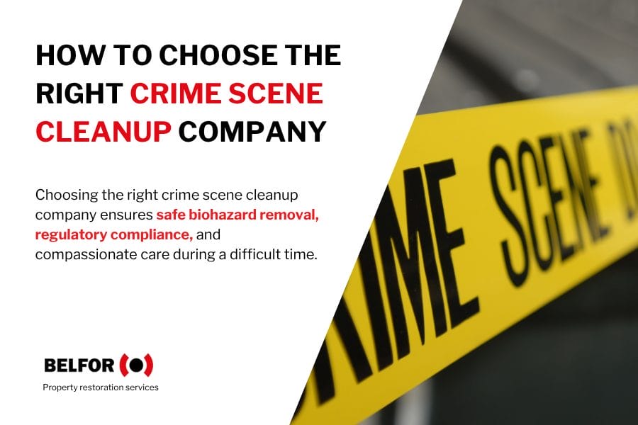 How To Choose the Right Crime Scene Cleanup Company?